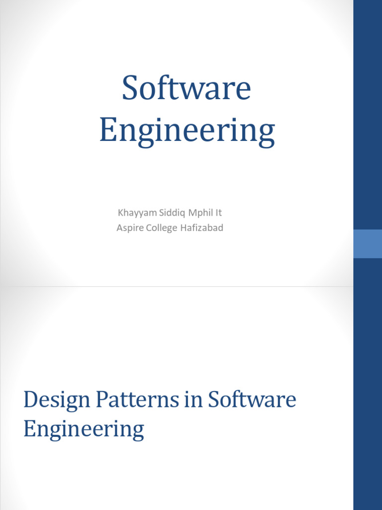 Design Patterns for Software Engineers | PDF | Computers