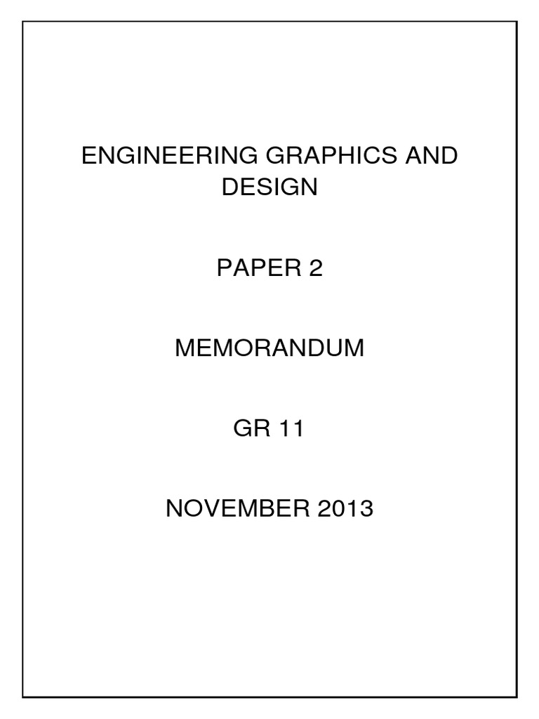 GR11 NOV 2013 EGD P2 Eng Memo Complete | PDF