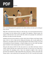 Evolution of the Silk Industry | PDF | Silk | Weaving
