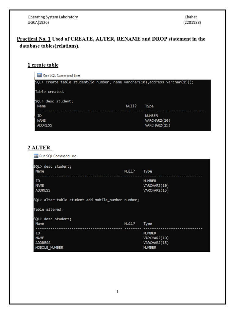 Priyanka Dbm s | PDF | Table (Database) | Computer Data