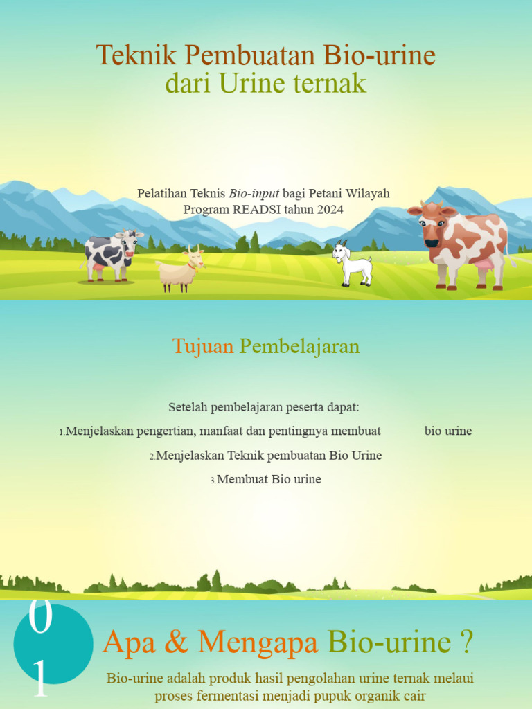 Teknik Pembuatan Bio Urine 1 | PDF