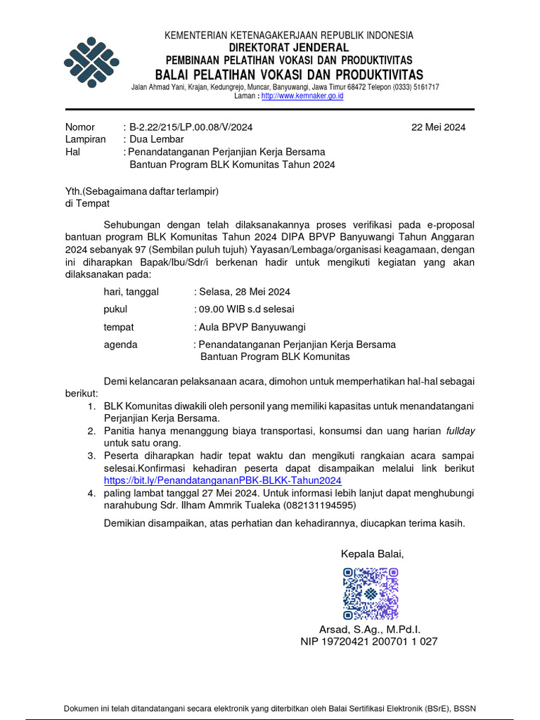 20240525100752surat Undangan Penandatanganan PKB 2024 FIX (5) - Sign - 5724 | PDF