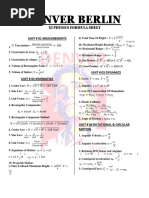 AQA GCSE Physics Equations Guide | PDF | Force | Mass