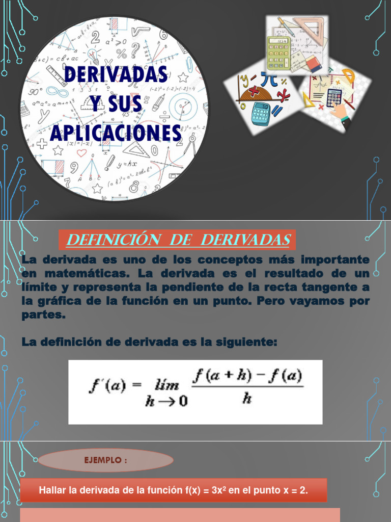 Derivadas y sus Reglas Básicas | PDF | Derivado | Variable (Matemáticas)