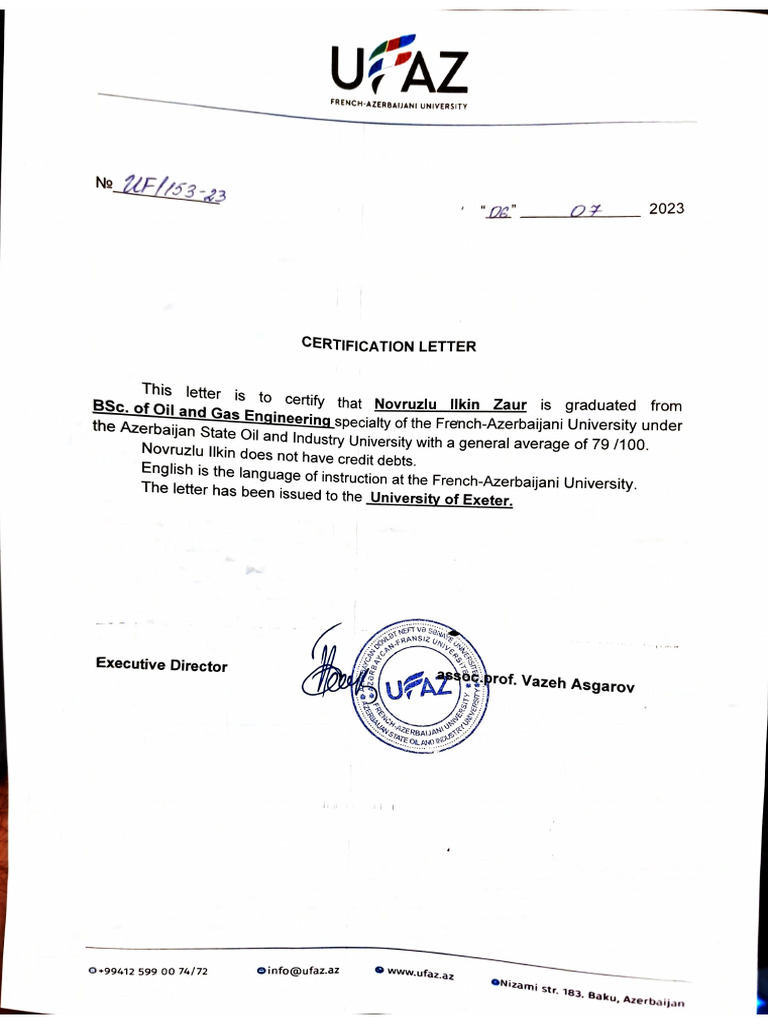 Bacholor Degree | PDF