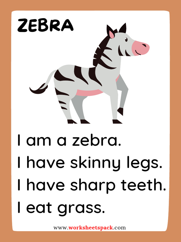 Wild Animals Reading Comprehension | PDF | Tiger | Giraffe