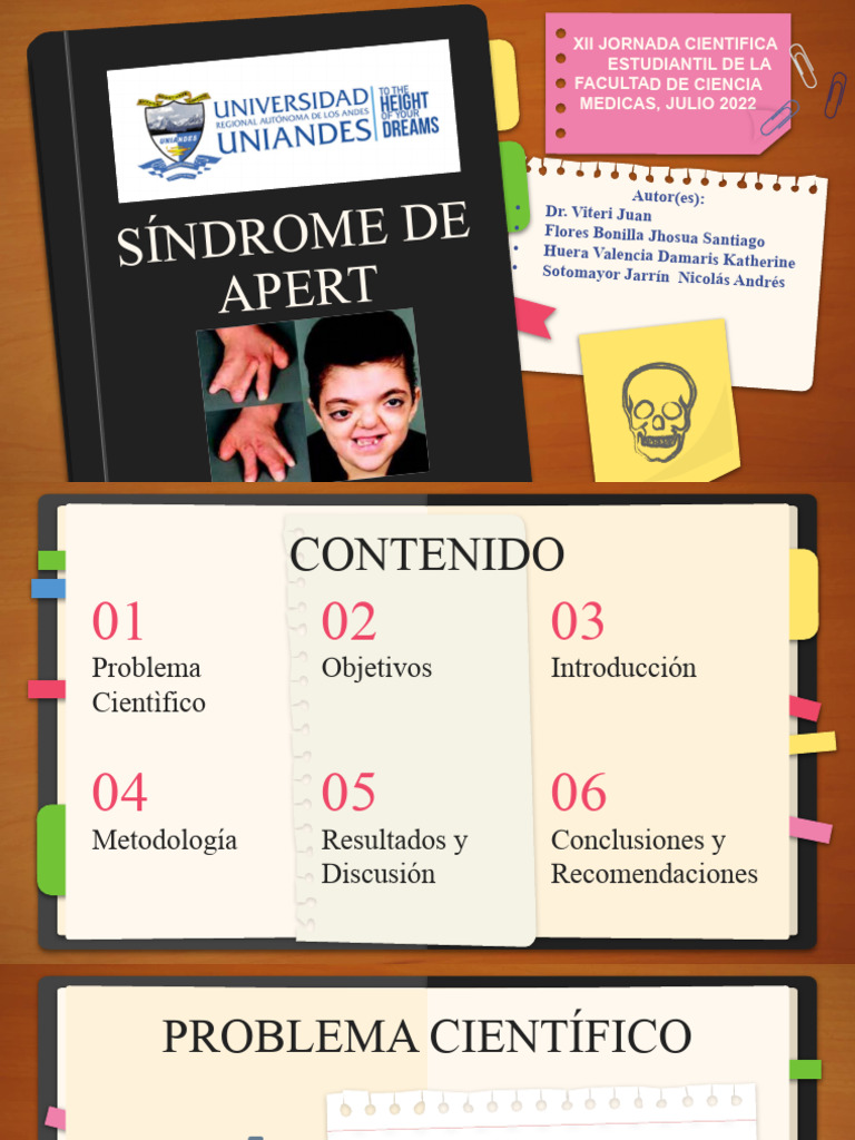 Síndrome de Apert | PDF | Enfermedades y trastornos humanos | Pediatría
