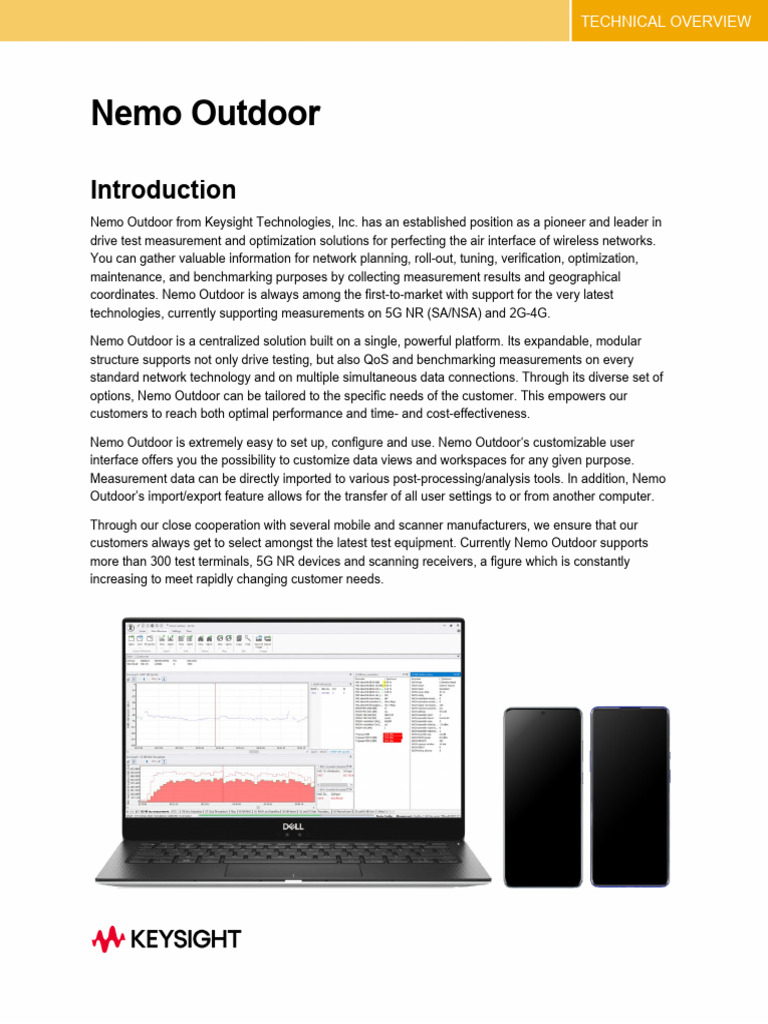 Nemo Outdoor: 5G Network Testing Solution | PDF | Lte ...