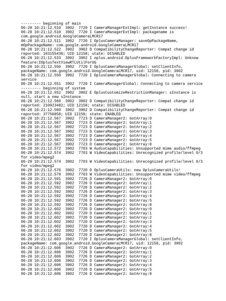 Logcat | PDF | Software | Computer Engineering