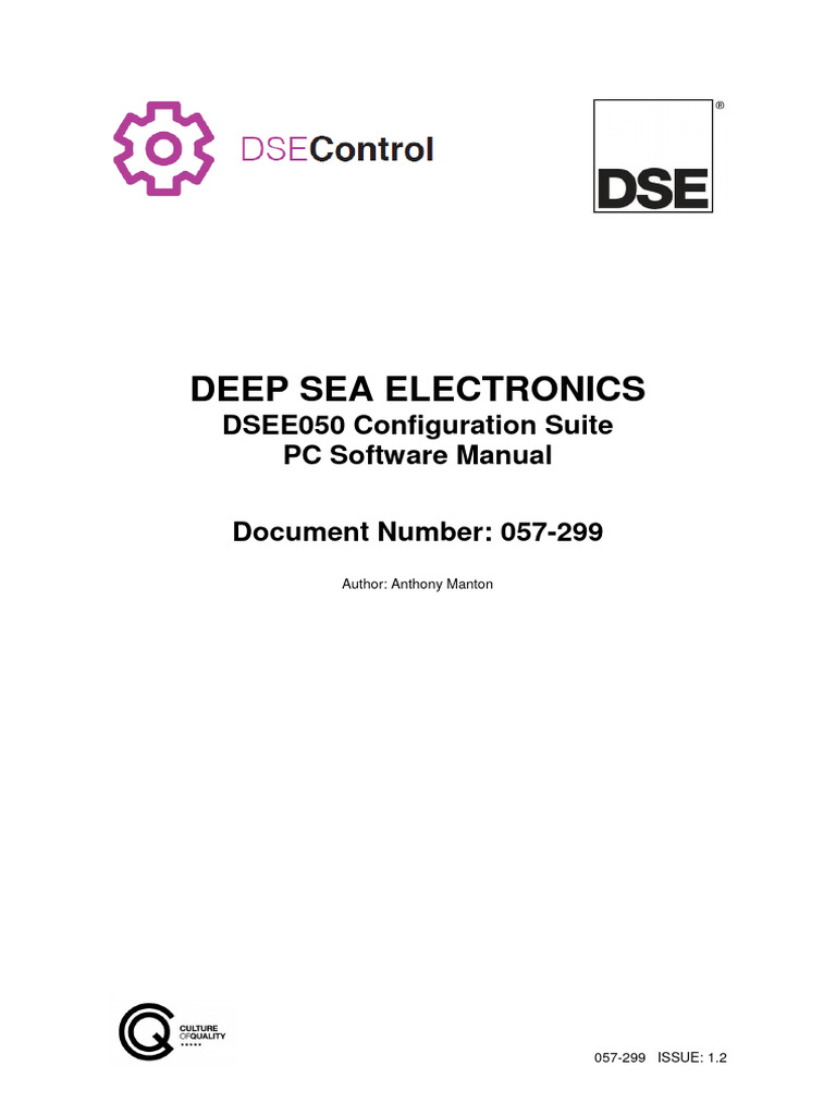 DSEE050 Configuration Suite PC Software Manual | PDF | Exhaust Gas | Computing