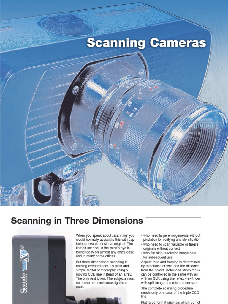 04 Scanning Cameras | PDF | Image Scanner | Camera