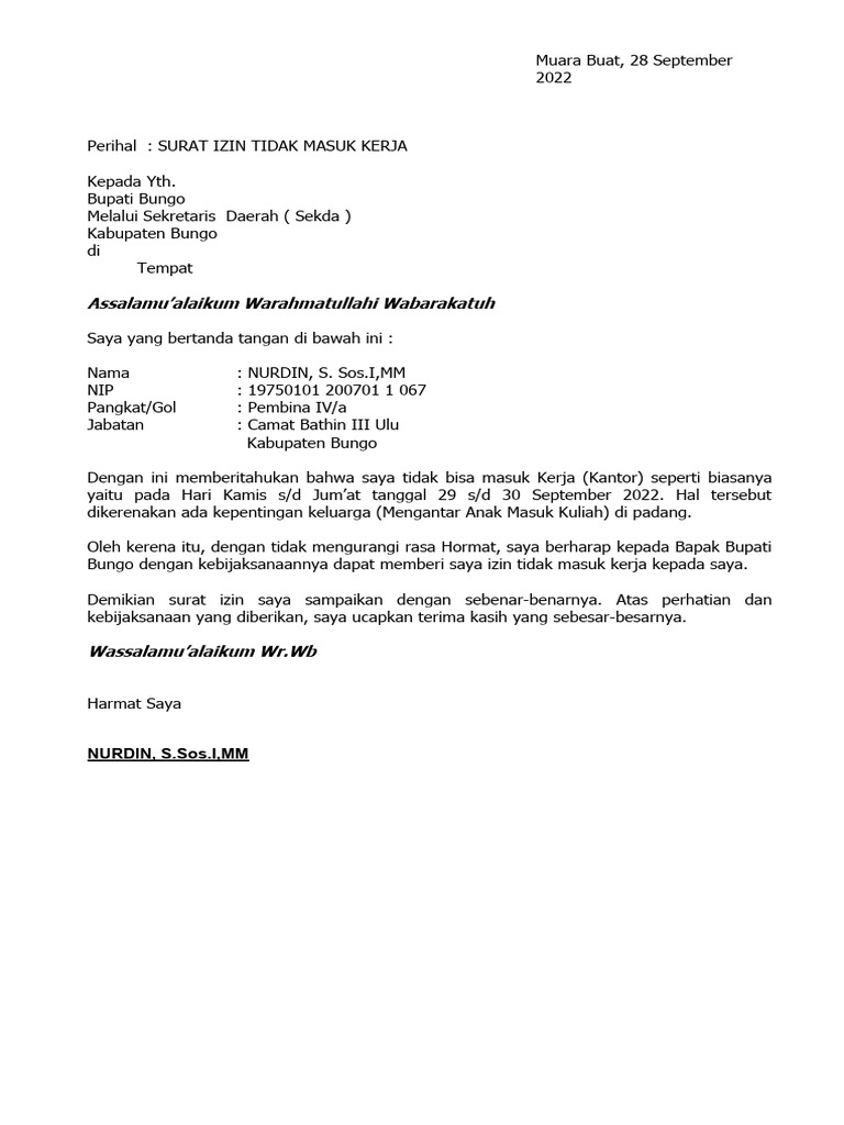 Surat Pernyataan Fix | PDF