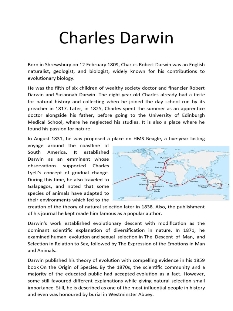 Charles Darwin | PDF