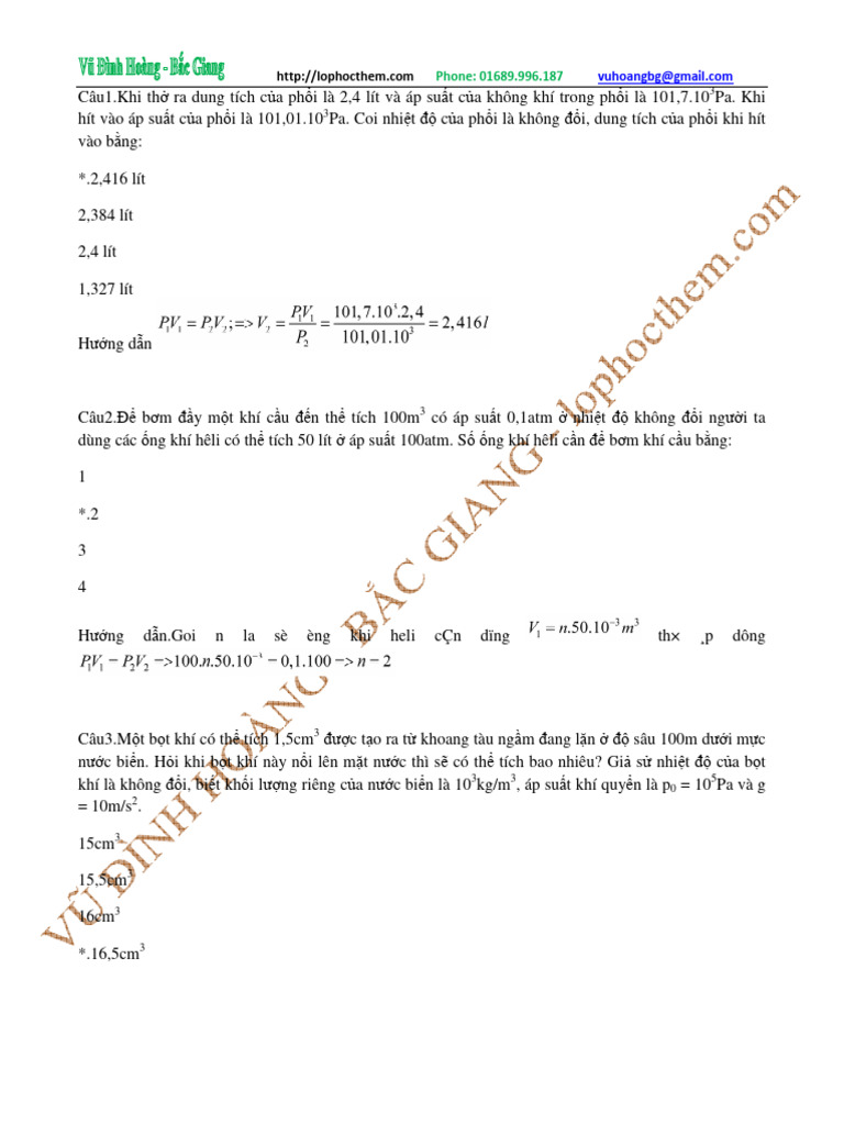 Ly 10 - QUA TRINH DANG NHIET - DL BOI LO - MA RI OT-35 | PDF