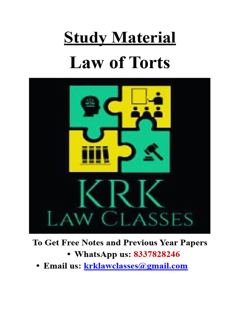 State Liability in Tort Law Explained | PDF | Tort | Justice