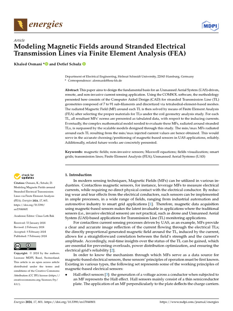energies-17-00801 | Download Free PDF | Computational Electromagnetics | Finite Element Method