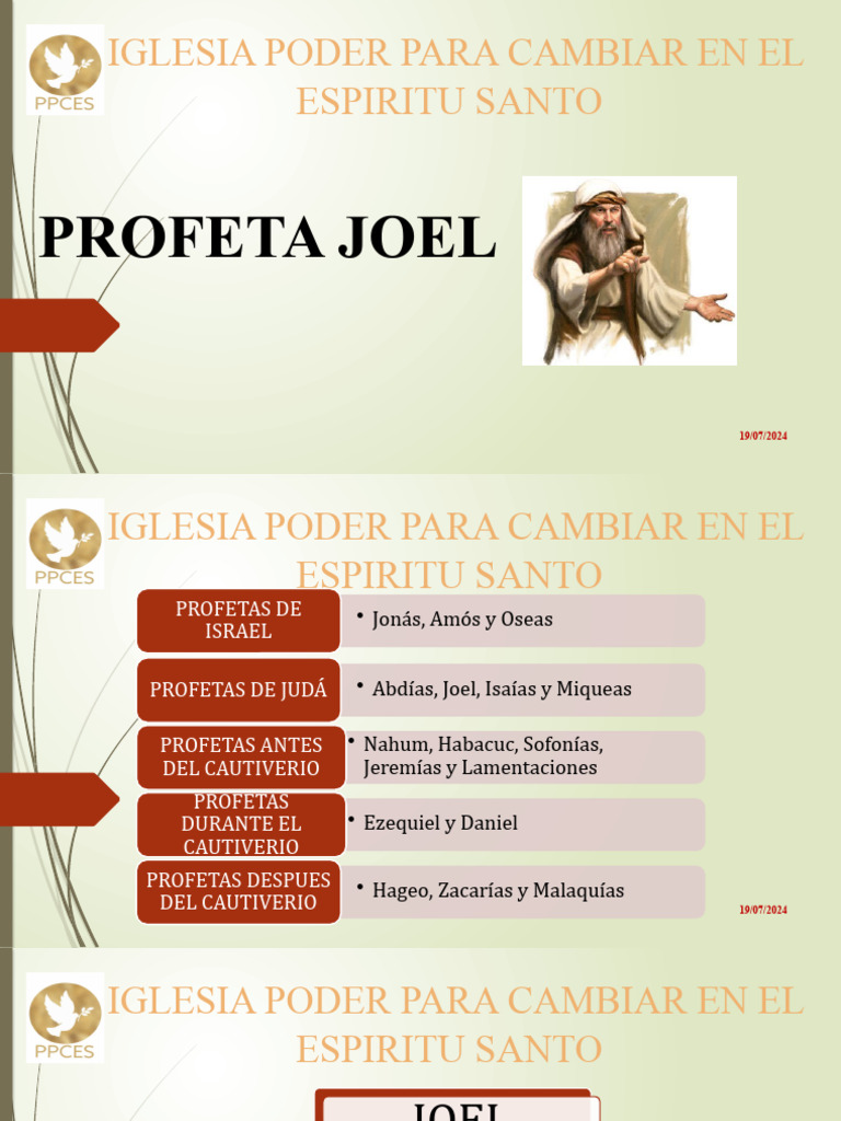 Profeta Joel | PDF | Religión y espiritualidad