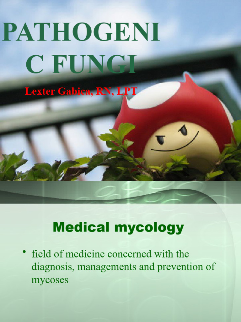 Pathogenic Fungi | PDF | Mycotoxin | Candidiasis
