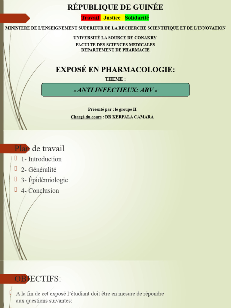 Diapo Expo Pharmaco | PDF | Infection | VIH