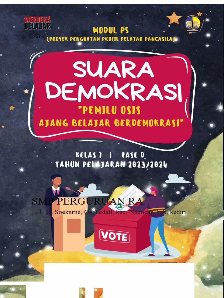 Modul P5 Suara Demokrasi | PDF | Karier & Perkembangan | Kesehatan Holistik