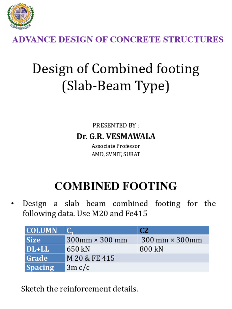 3.0 Combined Footing-Slab Beam | PDF | Technology & Engineering