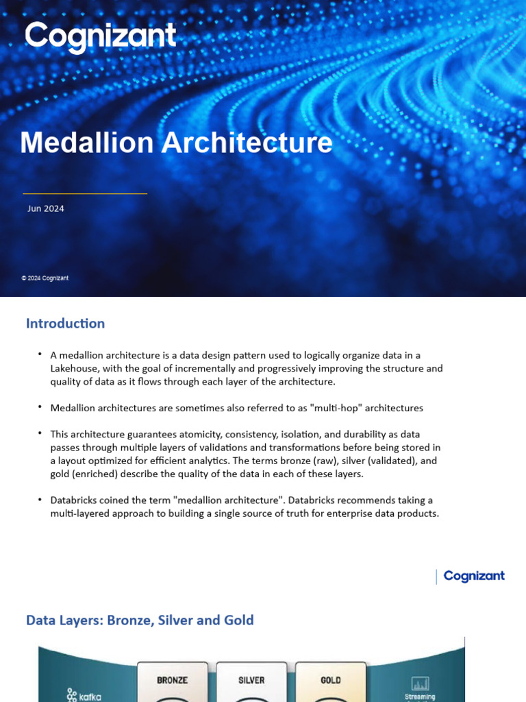 Medallion Architecture v1 | PDF | Data | Databases