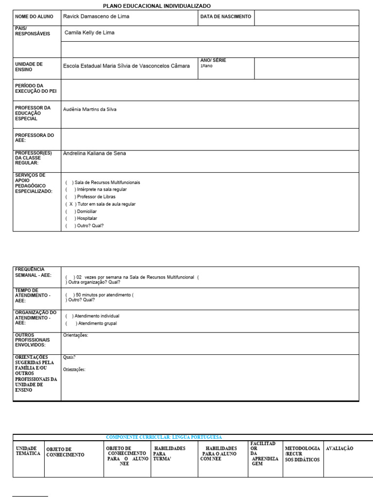 Pei Modelo 02.PDF | PDF | Escrita | Caixa alta e caixa baixa