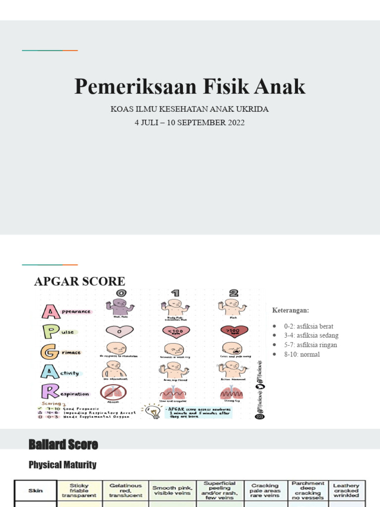 Pemeriksaan Fisik Anak | PDF