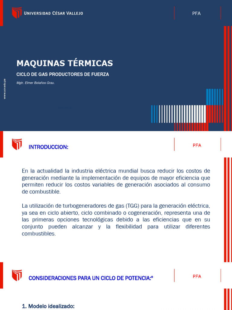 7 Ciclo de Potencia A Gas | PDF | Turbina | Gases