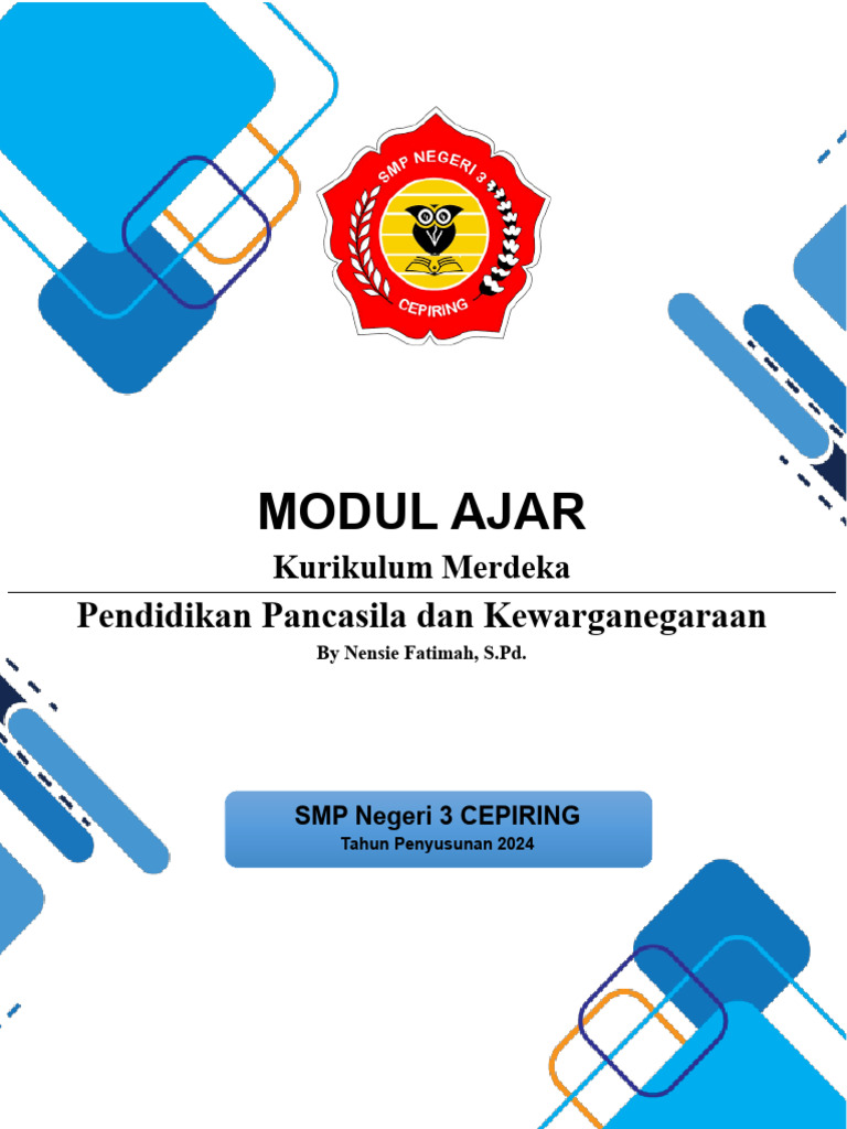 Modul Ajar PPKn Kelas 7 | PDF