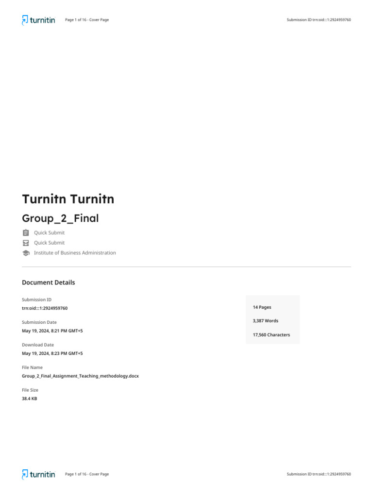 Group 2 Final Assignment Teaching Methodology | PDF | English As A Second Or Foreign Language ...