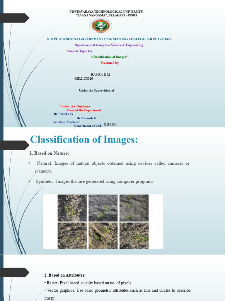 Classification of Images | PDF | Image | Pixel