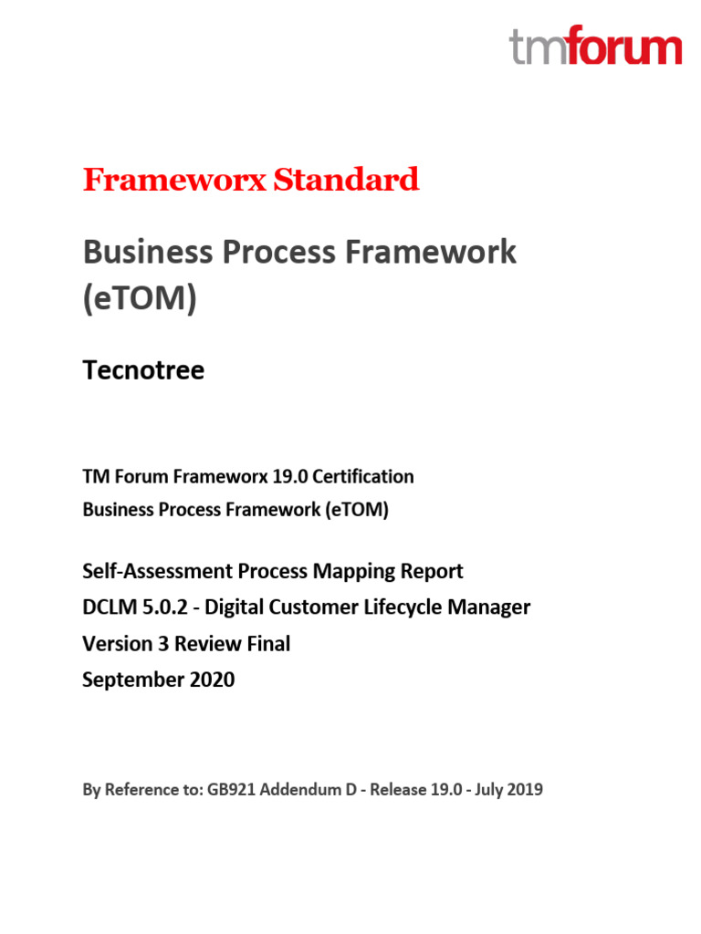 DCLM 5.0.2 Overview and Processes | PDF | Customer Relationship ...