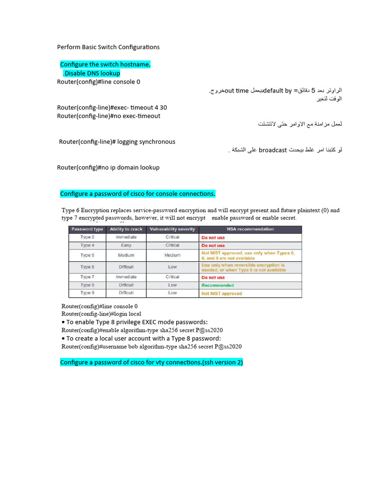 Perform Basic Switch Configurations | PDF | Data Transmission | Computing