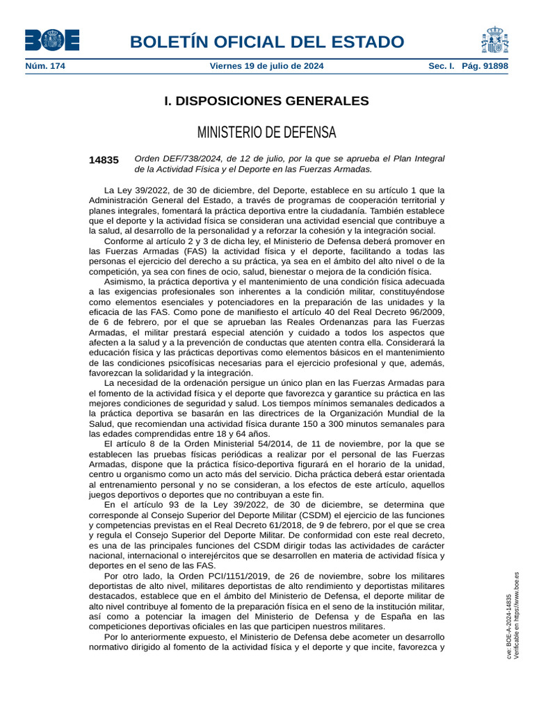 BOE2 | PDF | Deportes