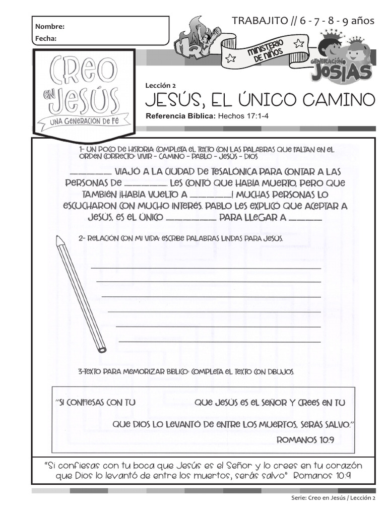 Jesús, el Único Camino: Lección 2 | PDF