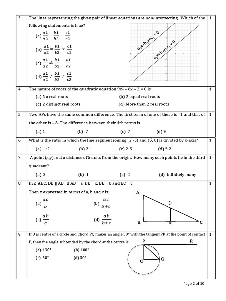 MathsStandard-SQP-2 | PDF