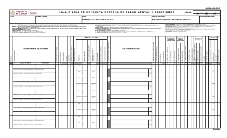 Sinba-Sis-03-P 2024 | PDF | Medicina CLINICA | Salud mental