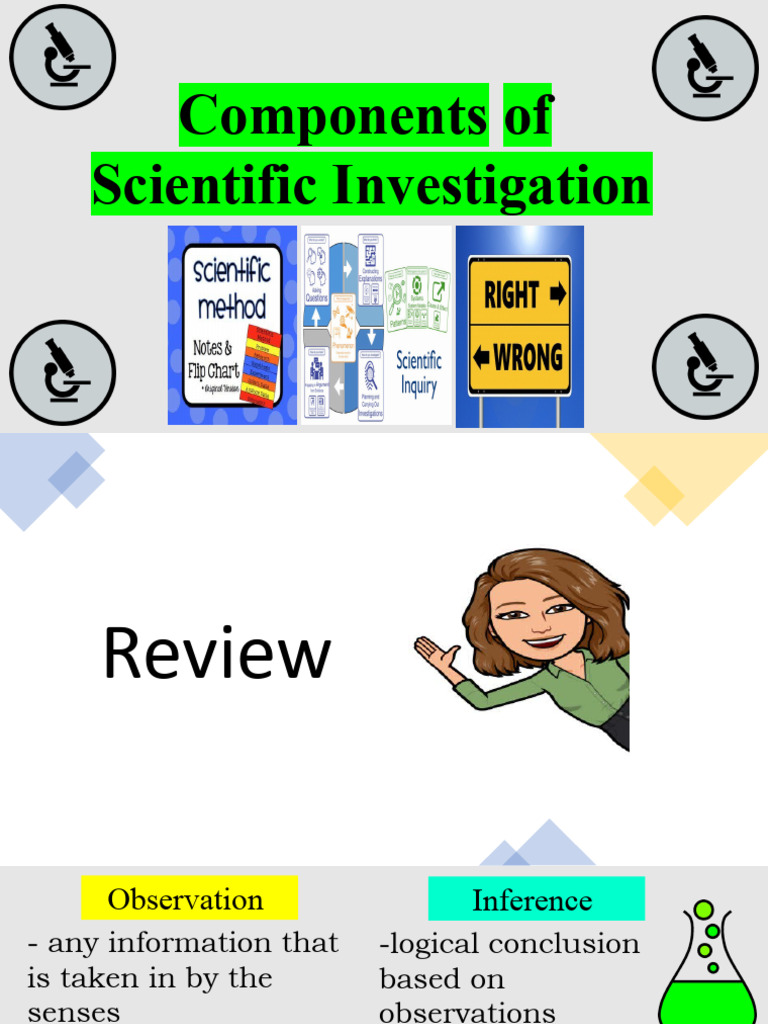 1Q Module 1 Components of Scientific Investigation | PDF | Data ...
