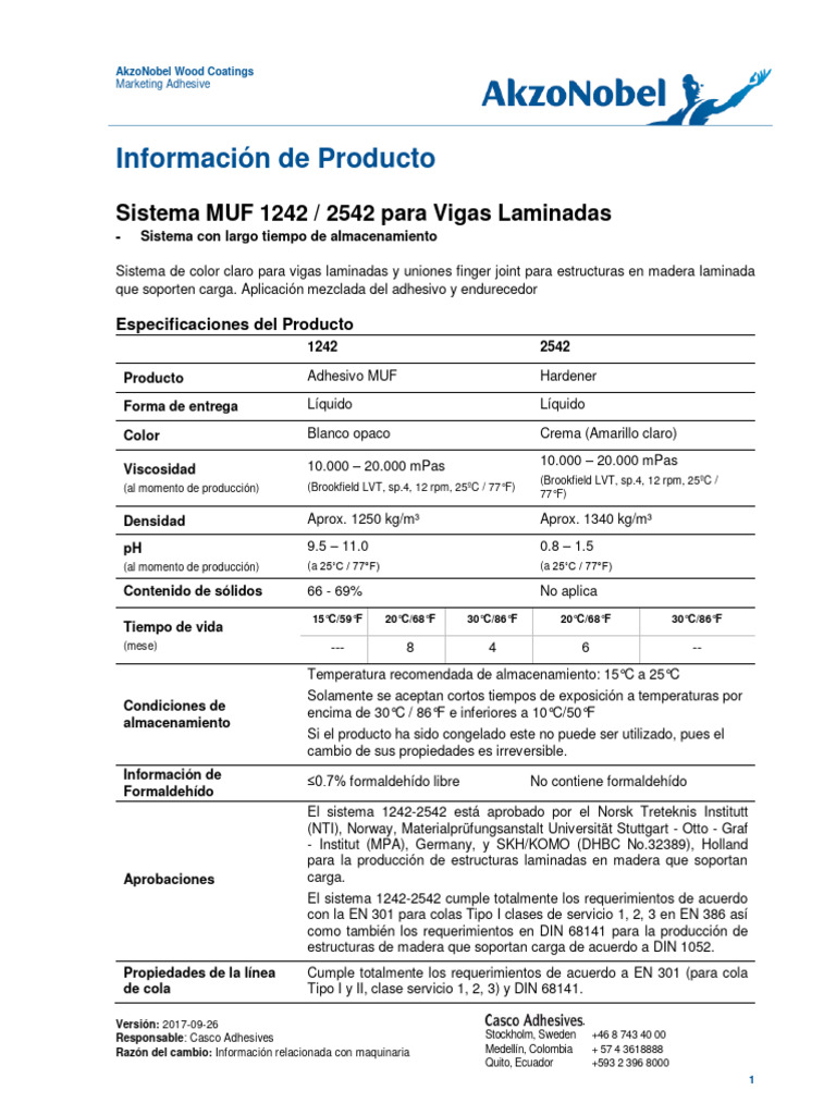 FT Muf 1242-2542 2017-09 | PDF | Madera