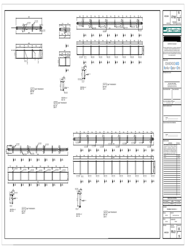 Planos de Fabricacion de Columnas (Platinas) | PDF
