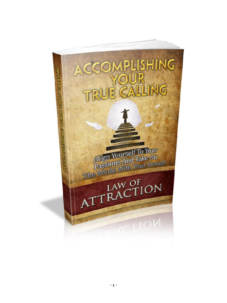Accomplish Your True Calling | PDF | Knowledge | Experience