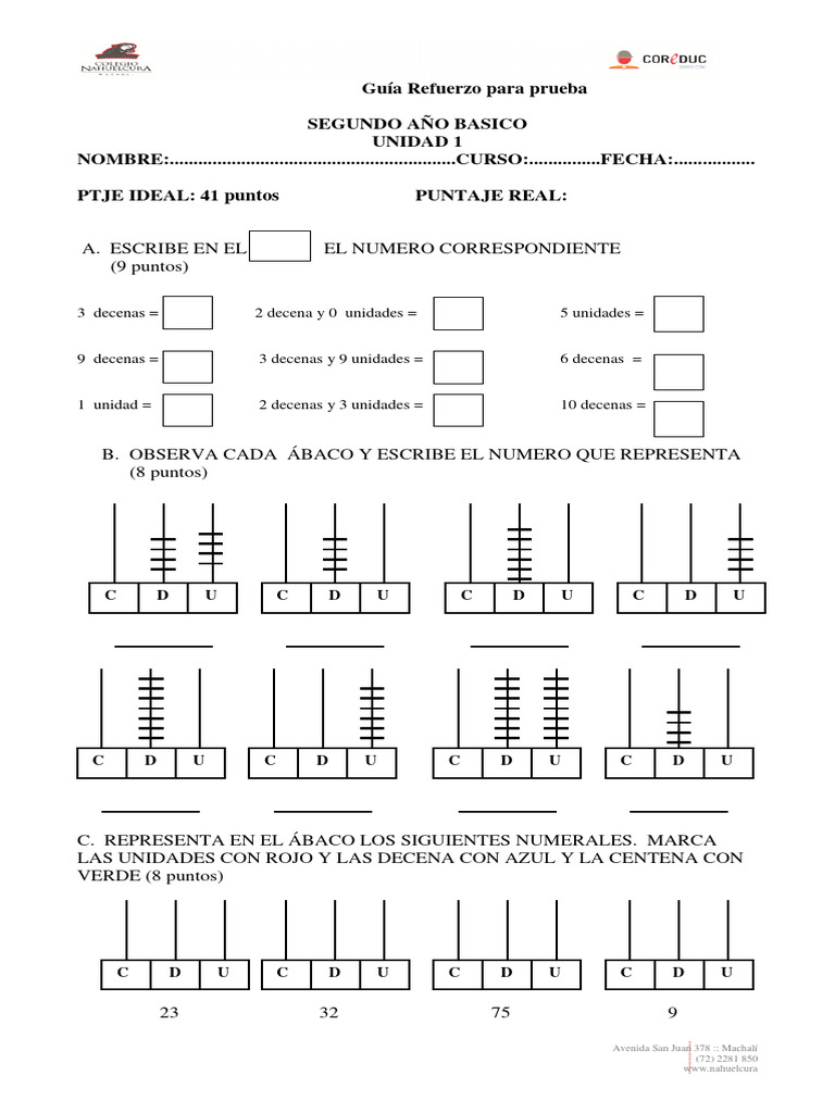 Guía Refuerzo | PDF