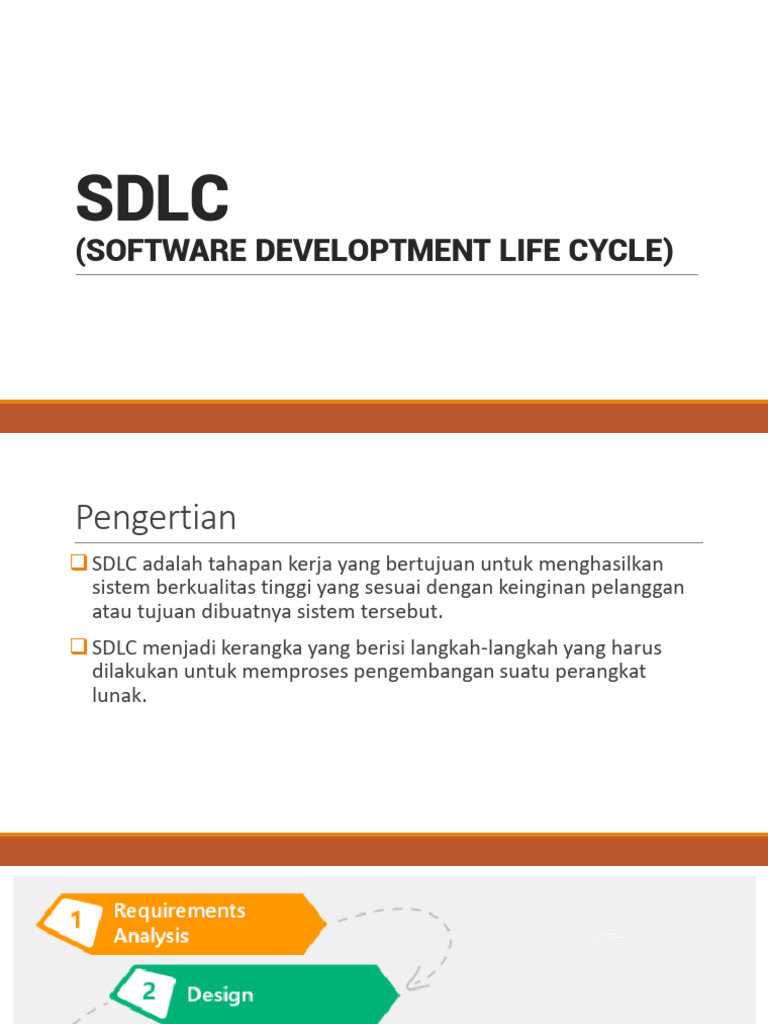 02_SDLC (SOFTWARE DEVELOPMENT LIFE CYCLE) | PDF