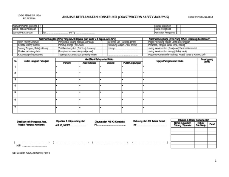 Format Akk Atau Csa | PDF