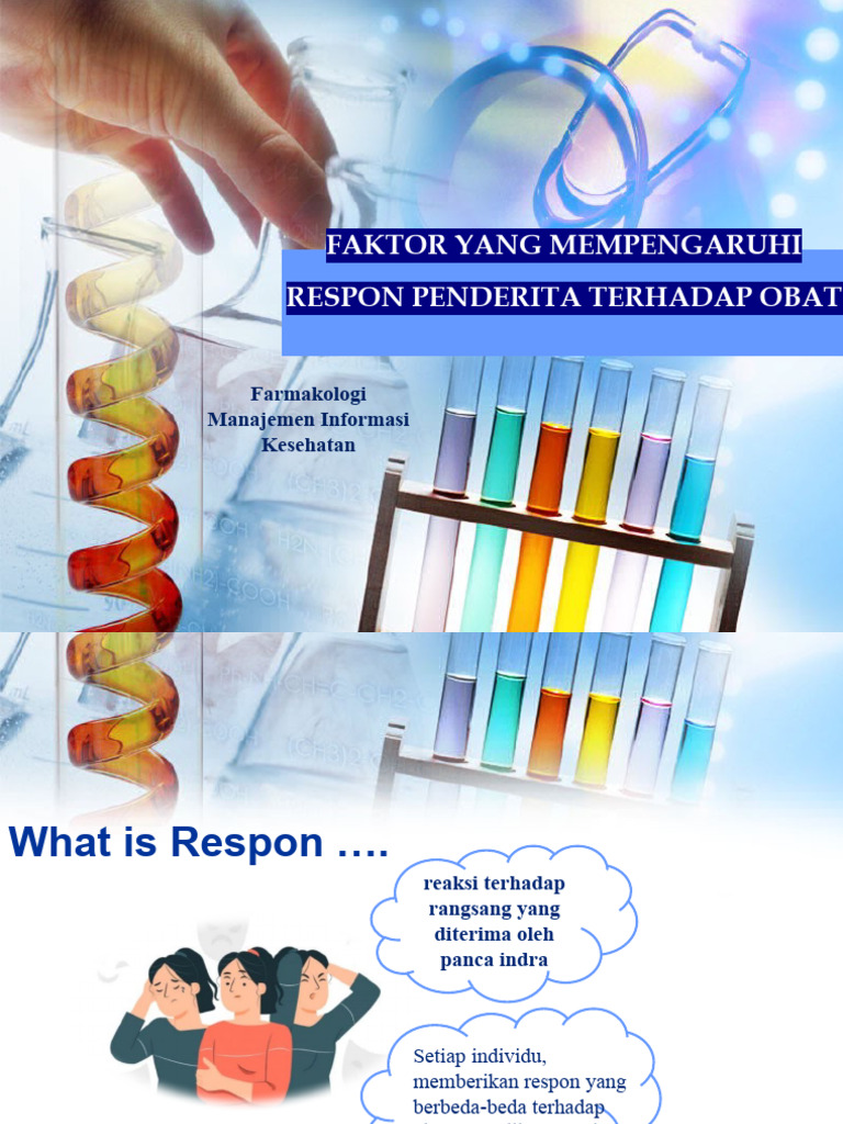 Pertemuan 4 - Faktor Reaksi Obat | PDF