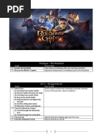 BG3 Act 3 Walkthrough and Checklist | PDF | Dungeons & Dragons Campaign ...