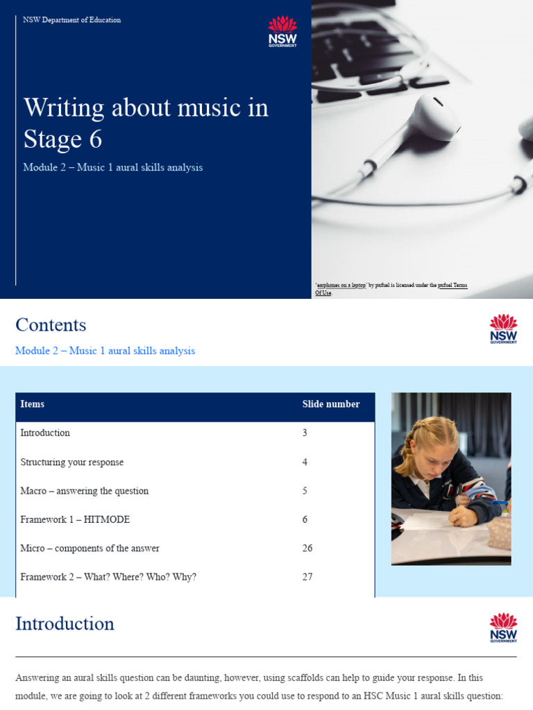 Creative Arts s6 Music 1 Writing About Music m2 Music 1 Aural Skills ...