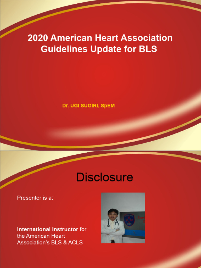 2020 American Heart Association Guidelines Update For CPR and ECC | PDF ...