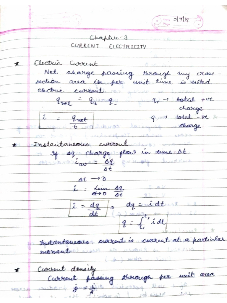 Current Electricity | PDF